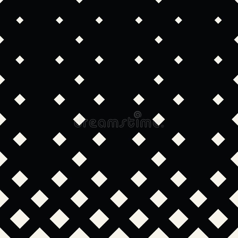 Halftone Diamond Geometric Gradient Pattern Stock Vector - Illustration ...