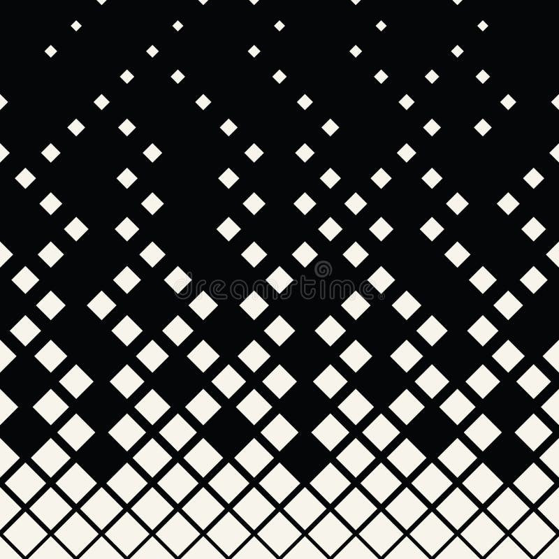 Halftone Diamond Geometric Gradient Pattern Stock Vector - Illustration ...
