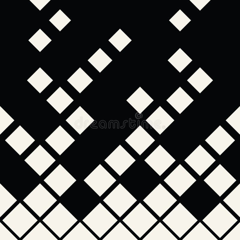 Halftone Diamond Geometric Gradient Pattern Stock Vector - Illustration ...