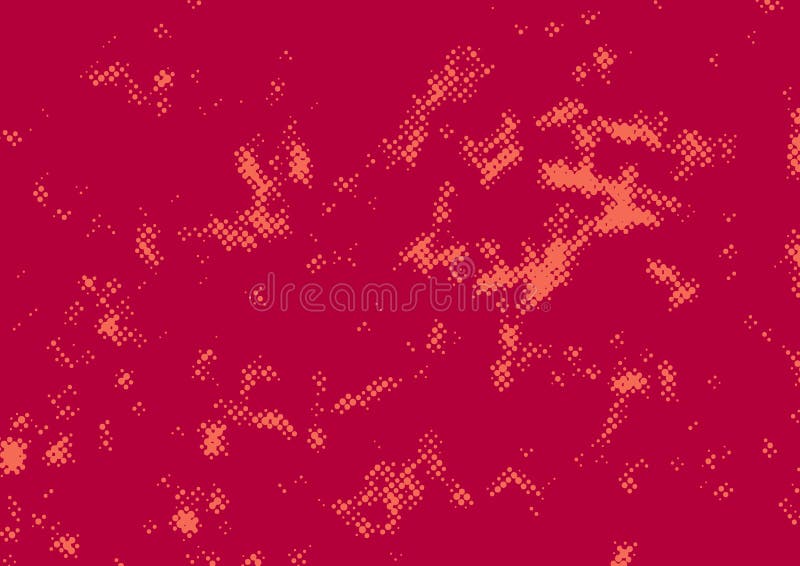 Halftone Distressed Dot Particle Pattern Red Abstract Background Stock ...