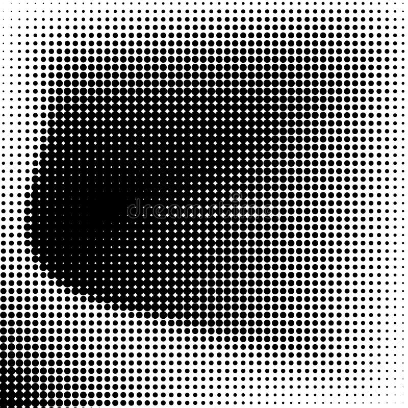 Halftone Dot Background. Hand Drawing. Not AI, Vector Illustration ...