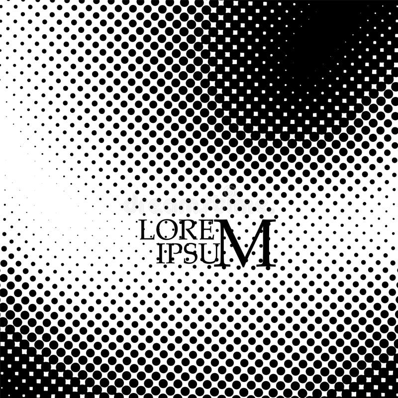 Halftone Dot Background. Hand Drawing. Not AI, Vector Illustration ...