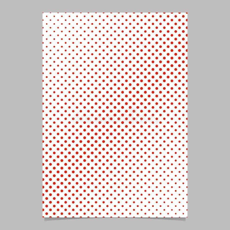 Halftone Dot Pattern Flyer Background Template with Diagonal Circles ...