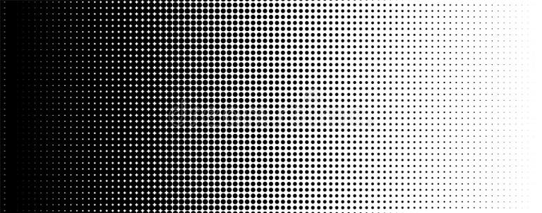 Halftone Dot Pattern Gradient Background Circle Comic Fade. Stock ...