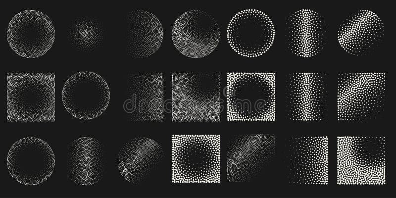 Halftone Dot Tone Grunge Effect Abstract Pattern Texture Vector Graphic ...