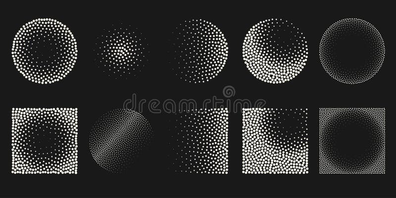 Halftone Dot Tone Grunge Effect Abstract Pattern Texture Vector Graphic ...