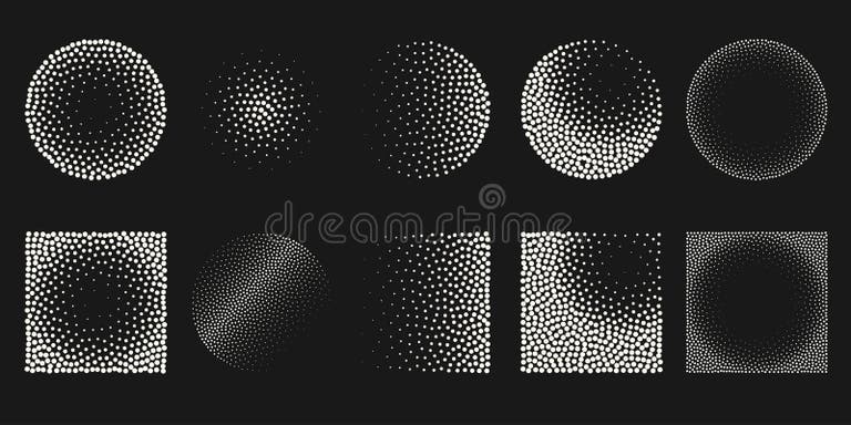 Halftone Dot Tone Grunge Effect Abstract Pattern Texture Vector Graphic ...