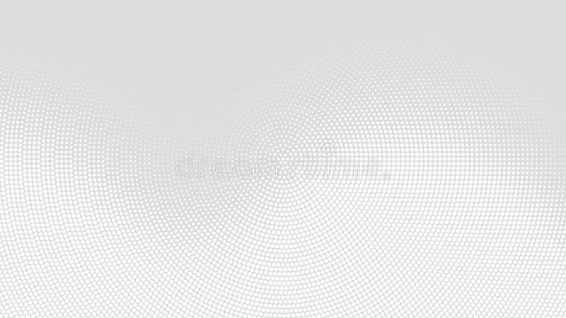 Halftone Dots Abstract Background. Wavy Dotted Texture Stock Vector ...