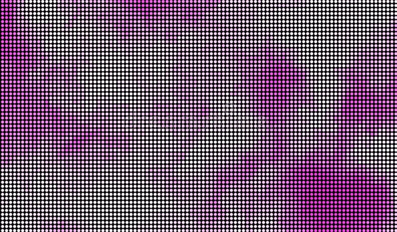 Halftone Dots Abstract Digital Technology Pink Light on Pink Background ...