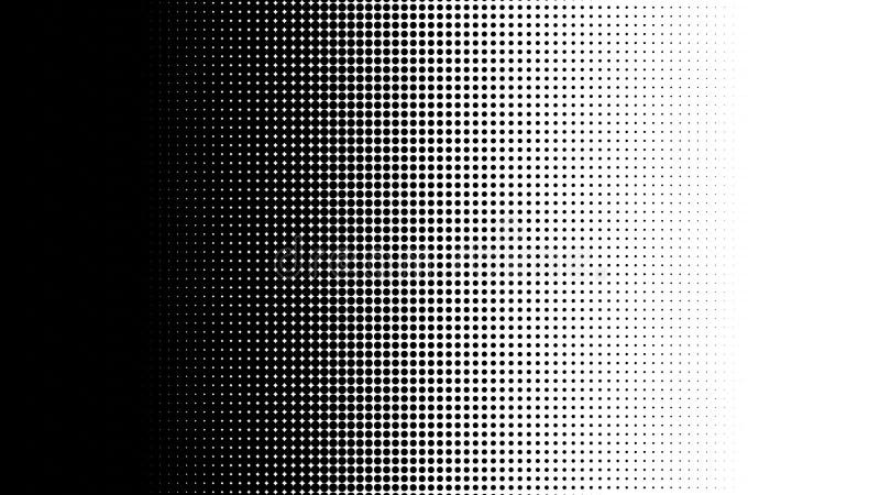 Halftone Dots Background - Horizontal Transition Mask Stock Video ...