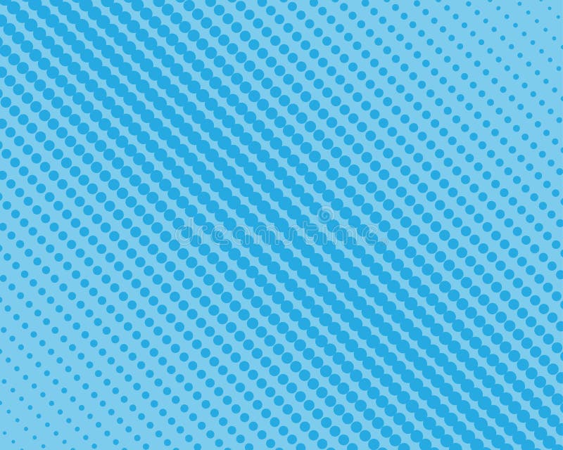 Halftone Dots on Blue Background. Stock Vector - Illustration of dots ...