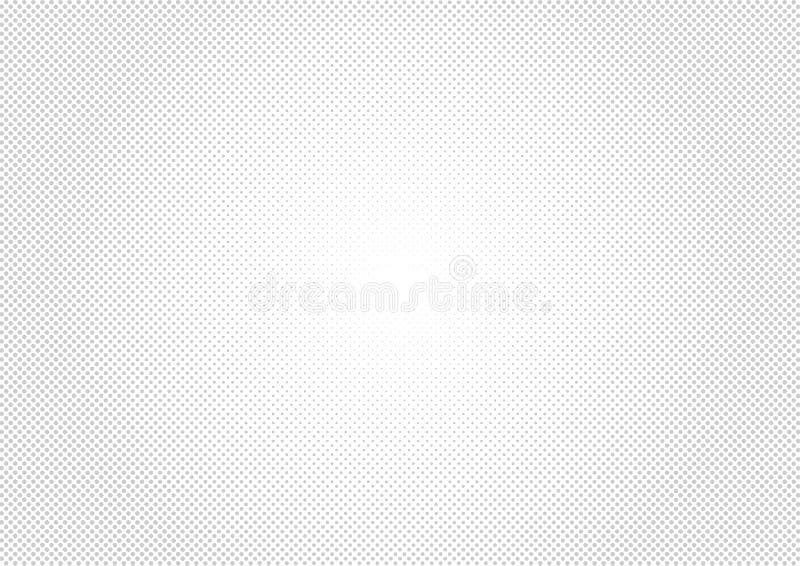 Grey Halftone Pattern. Dotted Background Stock Illustration ...