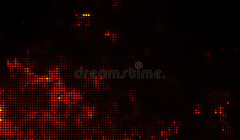 Halftone Dots Orange Burning Sparks Fire on Red Background Stock Photo ...