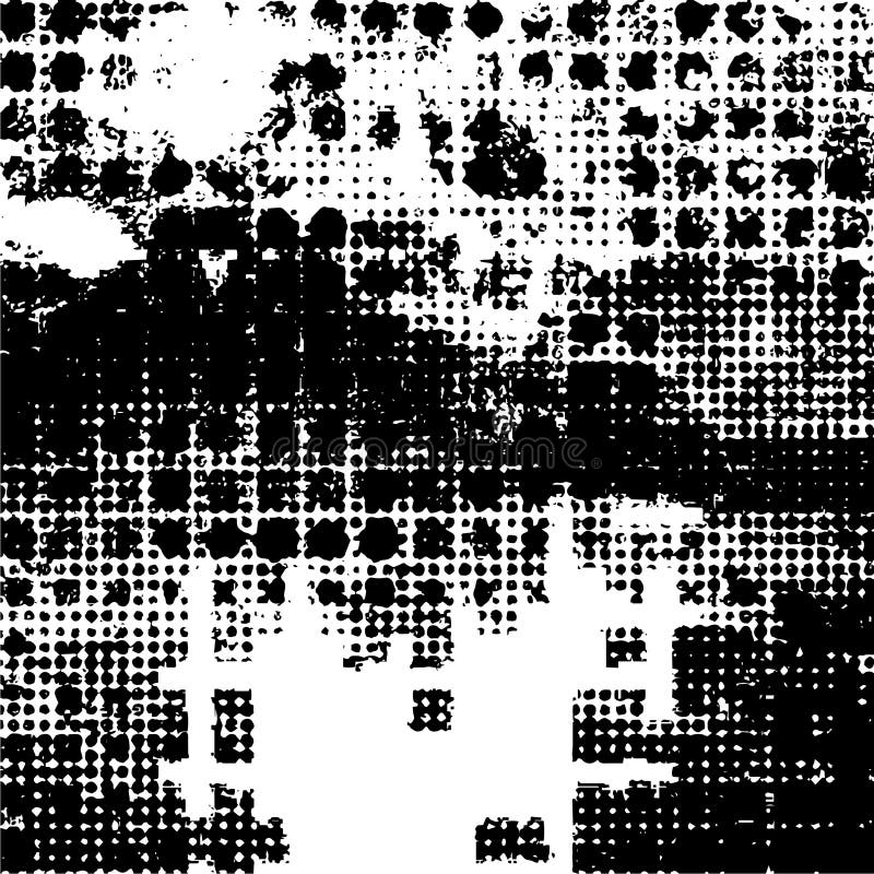 Halftone Dots Pattern . Halftone Dotted Grunge Texture . Ink Print ...