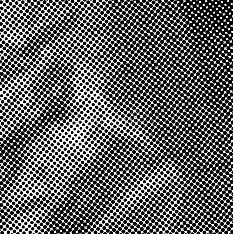 Halftone Dots Pattern . Halftone Dotted Grunge Texture . Ink Print ...