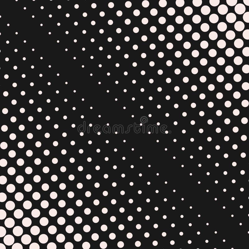 Halftone Dots Pattern, Visual Gradient Transition Effect. Stock Vector ...