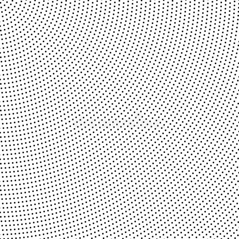 Halftone Dotted Comic Texture. Radial Pattern Background Stock Vector ...