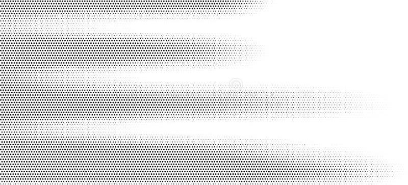 Halftone Dotted Gradient Lines Abstract Background. Vector Black and ...