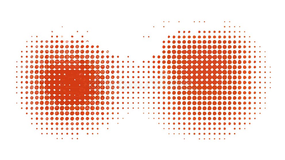 Halftone Dotted Pattern, Unique Texture Element, Vector Design ...