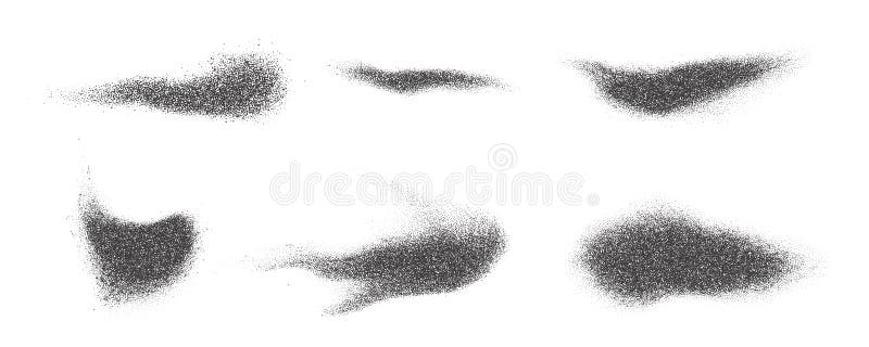 Halftone Dotted Shape. Vector Stipple Blob. Noisy Abstract Design ...