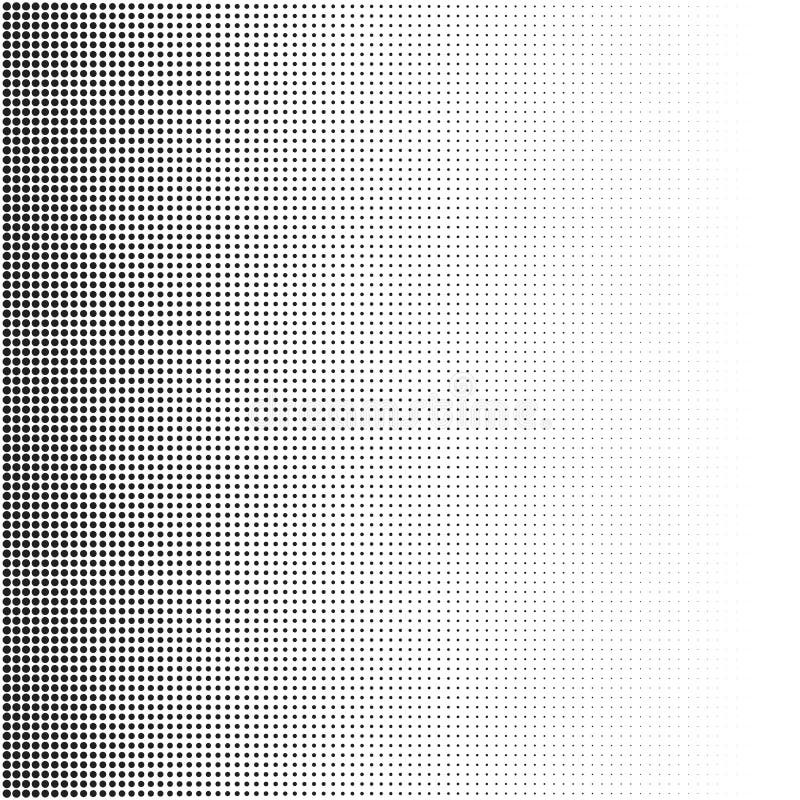 Halftone Dotted Vintage Retro Gradients Pattern. Monochrome Pop Art ...