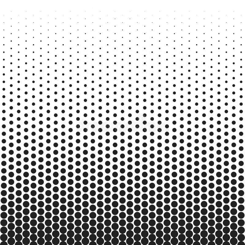 Halftone Dotted Vintage Retro Gradients Pattern. Monochrome Pop Art ...