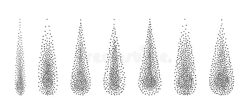 Halftone Drops of Water of Dots. Vector Illustration Stock Vector ...