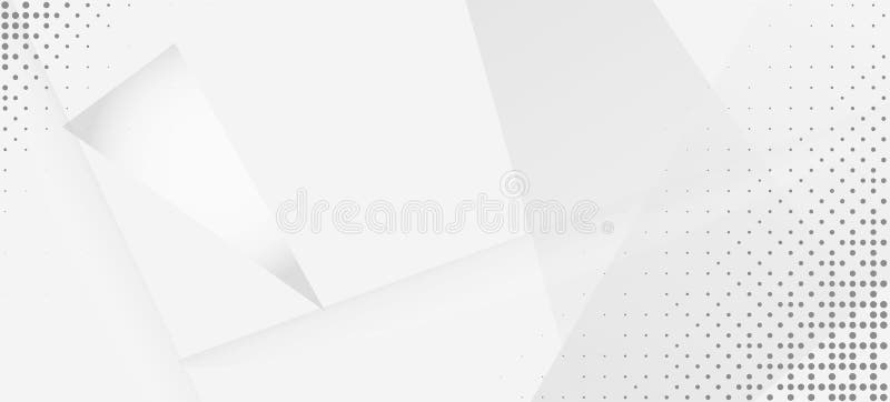 Halftone Dynamic Gray Vector Background. Minimal Faded Banner Stock ...