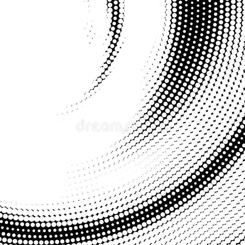 Halftone Effect, Trendy Dotted Illusion of Gradient, Vector EPS10 Stock ...