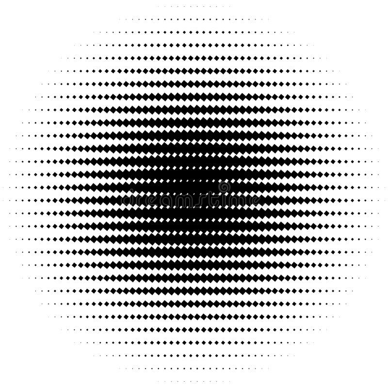 Halftone Element. Abstract Geometric Graphic with Half-tone Pattern ...