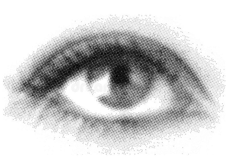 Vector eye stock vector. Illustration of black, rasterized - 7023992