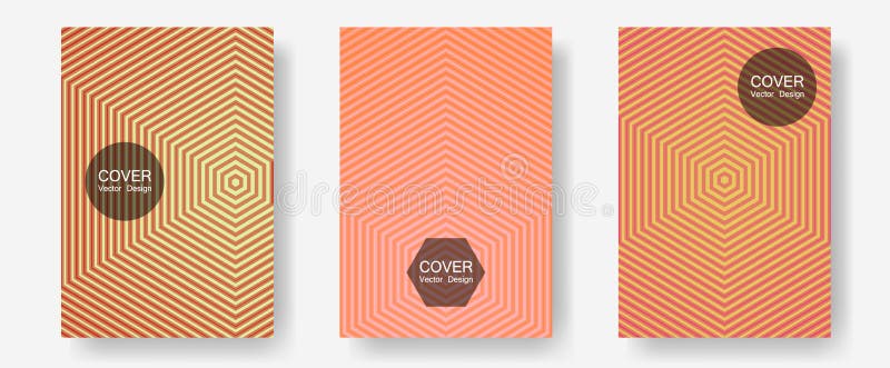 Halftone Flat Patterns Abstract Vector Set. Stock Vector - Illustration ...