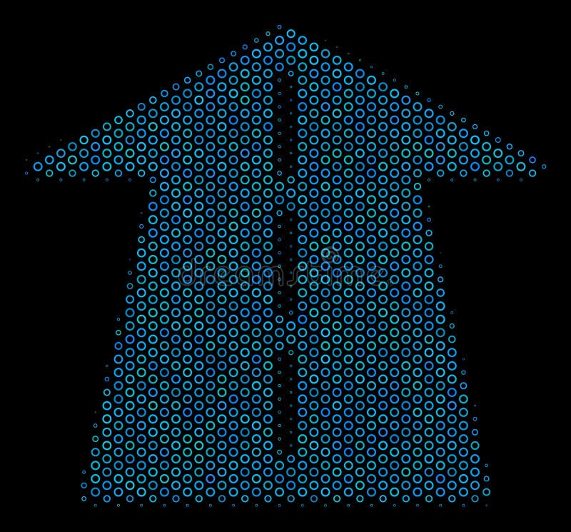 Future Road Composition Icon of Halftone Spheres Stock Vector ...