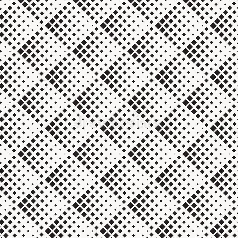 Halftone Diamond Geometric Gradient Pattern Stock Vector - Illustration ...