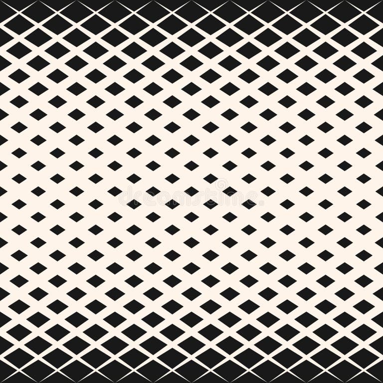 Halftone Geometric Pattern with Diamond Shapes, Crystals. Gradient ...
