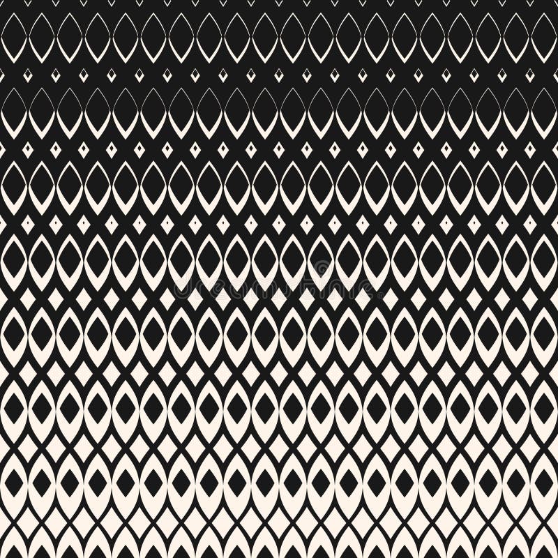 Halftone Geometric Pattern with Diamond Shapes, Mesh Grid Stock Vector ...