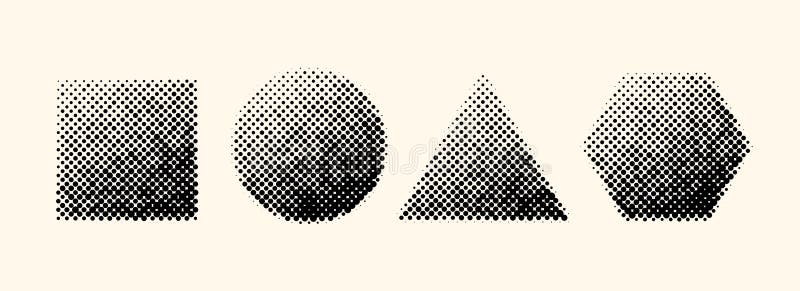 Hexagon Halftone Gradient Texture. Abstract Black and White Hex ... Hexagon Halftone Gradient Texture. Abstract Black and White Hex ...