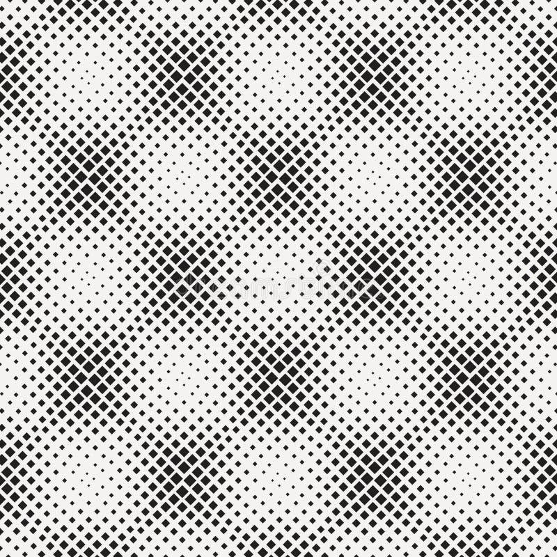 Halftone Geometric Square Diamond Shape Pattern. Vector Pattern.graphic ...