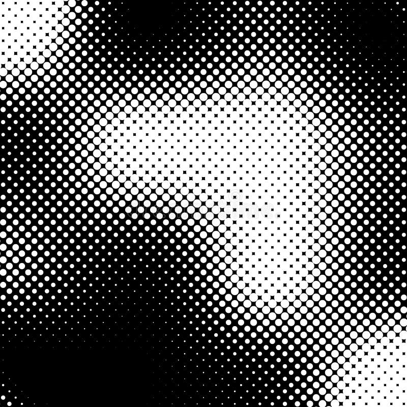 Halftone Gradation / Gradient Pattern, Abstract Geometric Pointillist Texture Stock Vector ...