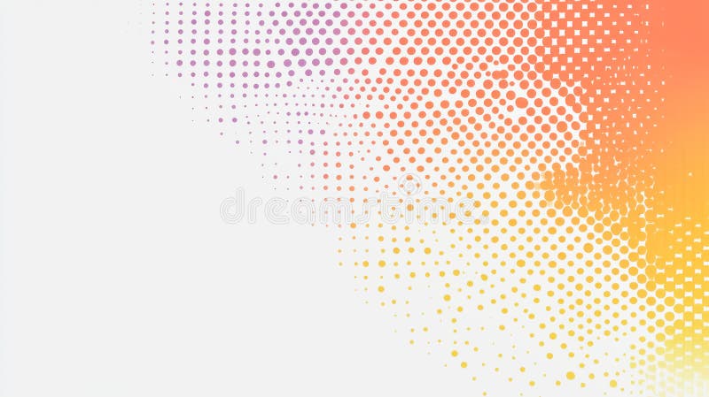 Halftone Gradient Pattern Showcasing Varying Dot Sizes on a Minimalist ...
