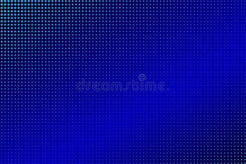 Halftone Gradient Pattern Vector Illustration. Blue Dotted Halftone ...