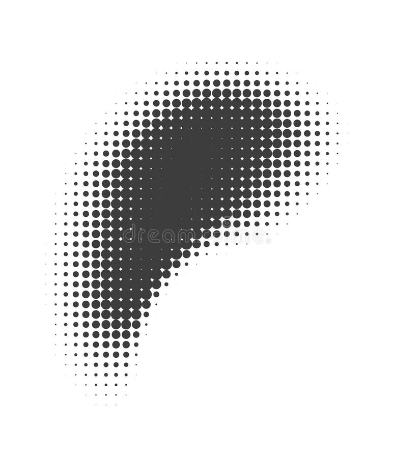 Halftone Gradient Shapes. Dots Comic Effect Stock Vector - Illustration ...