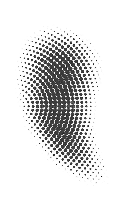 Halftone Gradient Shapes. Dots Comic Effect Stock Vector - Illustration ...
