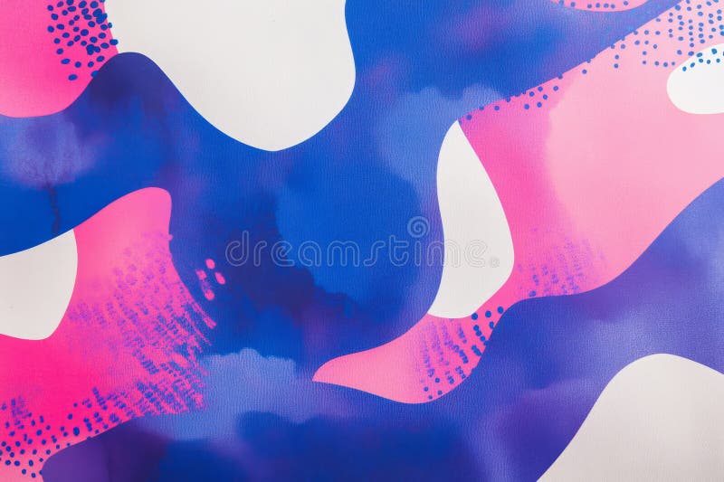 A Halftone Grain Risograph Print Background with Layered Bold ...