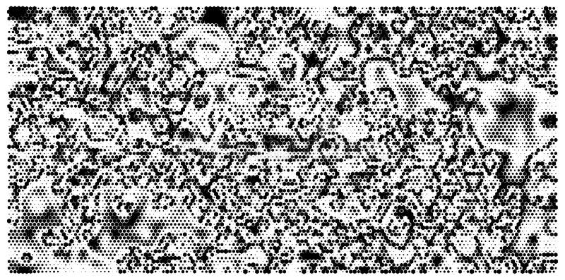 Halftone Hexagon Pattern. Random Vector Noise Texture. Stock ...