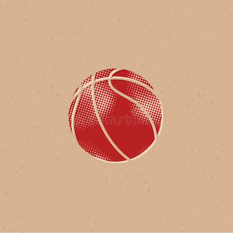 Halftone Icon - Basket Ball Stock Vector - Illustration of basketball ...