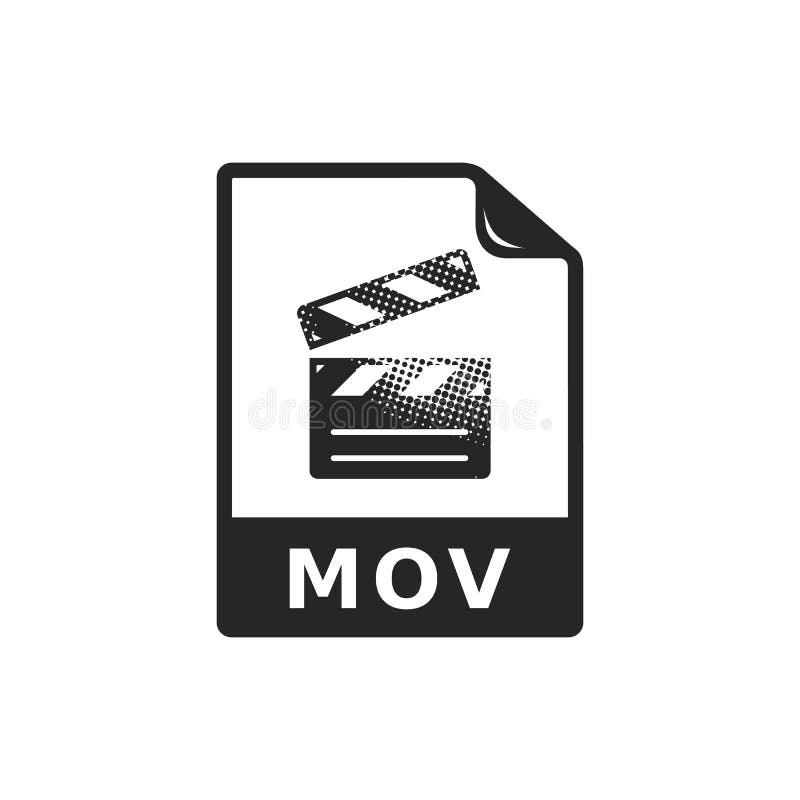 Halftone Icon - Video file stock vector. Illustration of print - 195048048