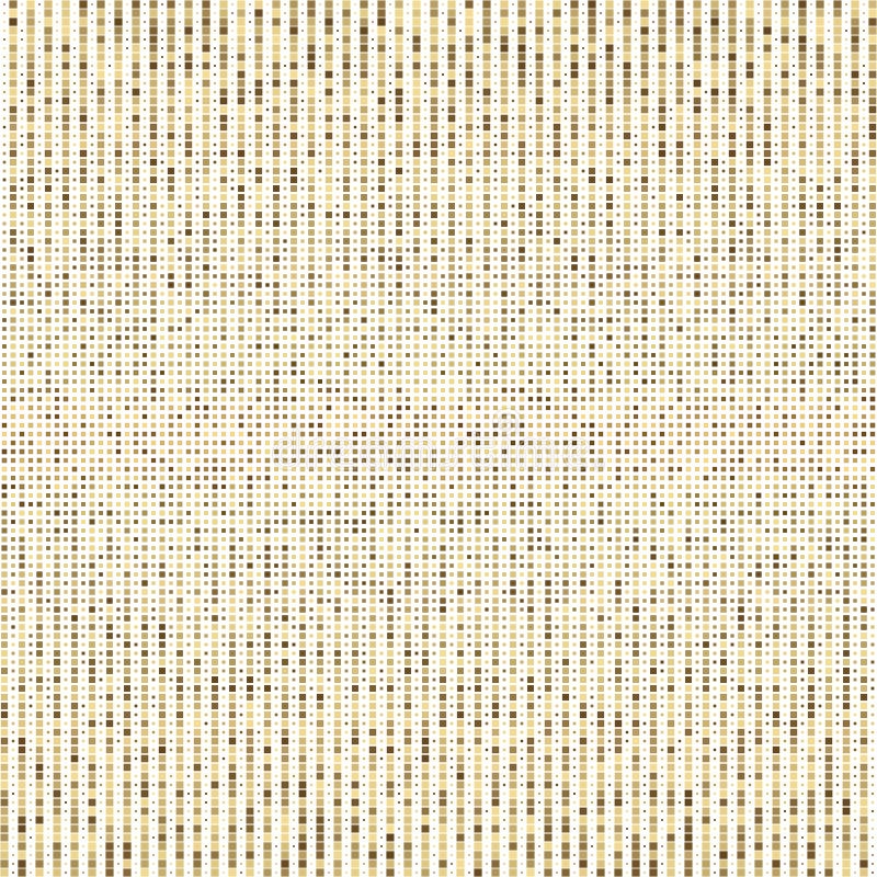 Halftone Illustrator. Halftone Dots. Golden Pixel on White Background ...