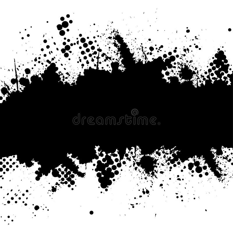 Ink splat dot stock vector. Illustration of white, digital - 4044305