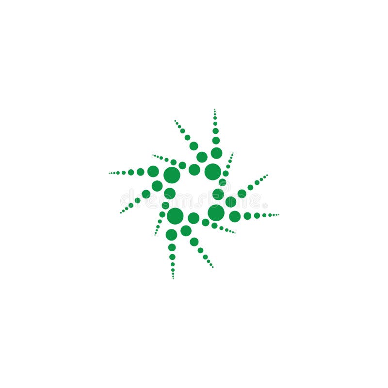 Halftone Logo Vector Icon Design Template Stock Vector - Illustration ...